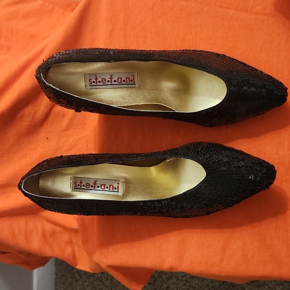 Stefani | Shoes | Stefani Sequin Heels | Poshmark
